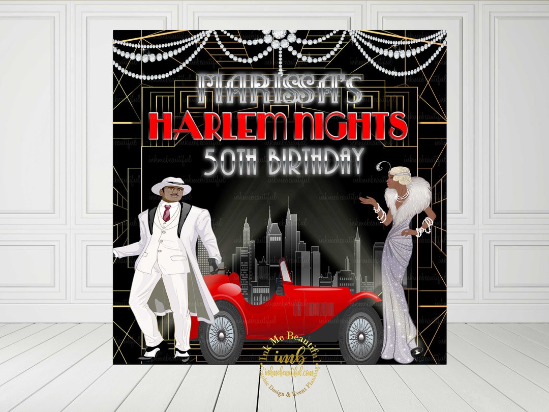 PRINTABLE Great Gatsby, Harlem Nights, Roaring 20s, A Little Party ...