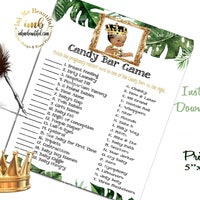 DIGITAL FILE Name That Baby Song , 5x7, Hip Hop, Baby Shower Games ...