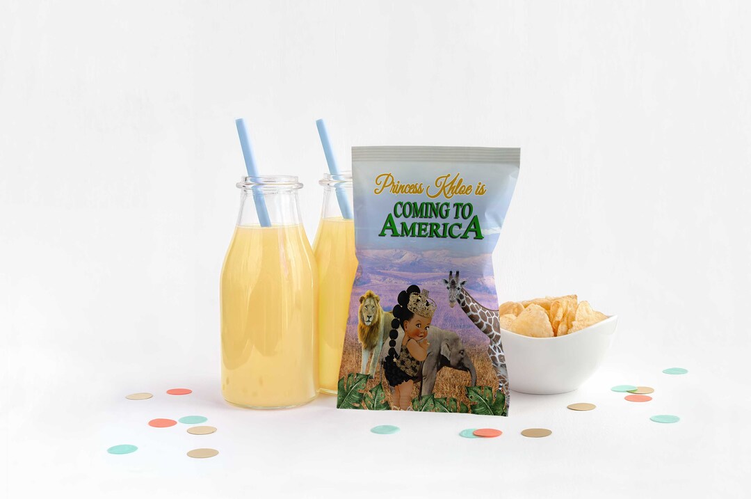 EDITABLE Prince Chip Bag Royal Baby Shower Corjl Digital - Etsy