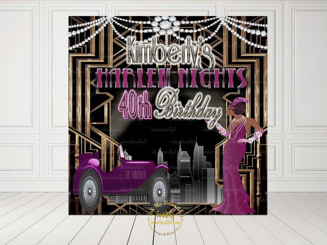 PRINTABLE Great Gatsby, Harlem Nights, Roaring 20s, A Little Party ...