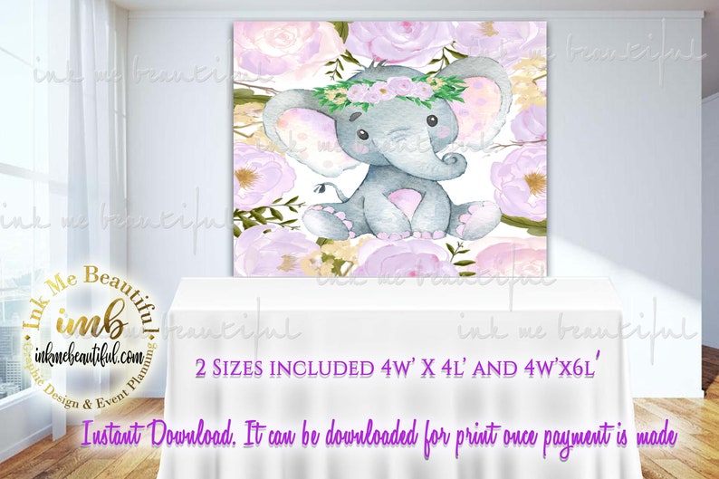 Candy Table Backdrop Baby Shower Birthday Party Lavendar - Etsy