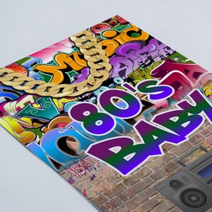 DIGITAL FILE 80s Baby Sign, Sweets Candy Sign, 5x7 and 8x10, Hip Hop ...