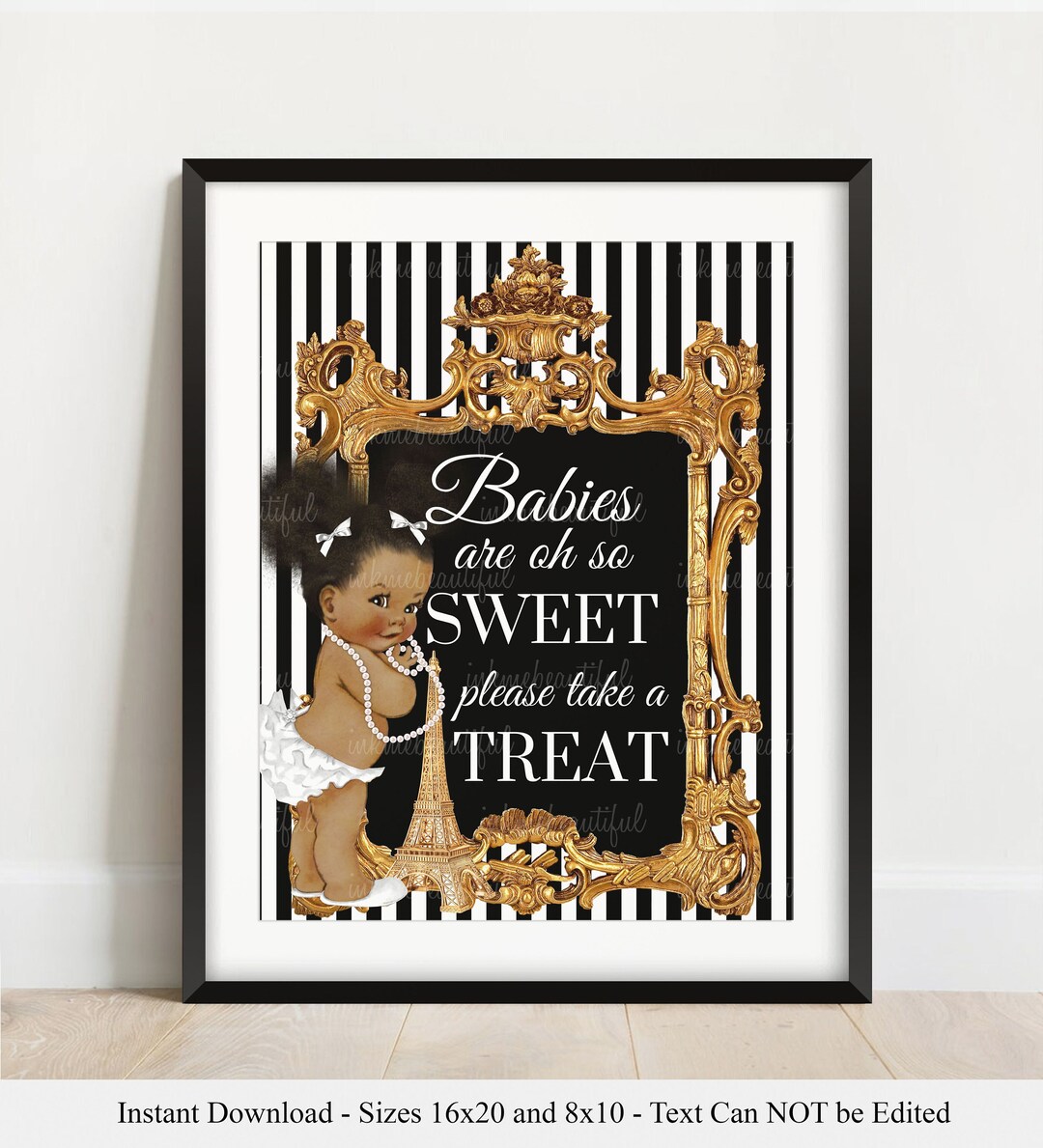 DIGITAL FILE Babies Are Sweet Candy Bar Sign, Baby Shower, Fashion Baby ...