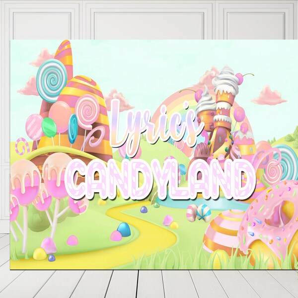 Printable Candyland Banner - Etsy