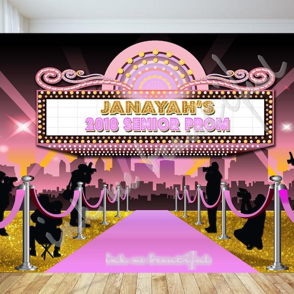 Hollywood Backdrop - Etsy