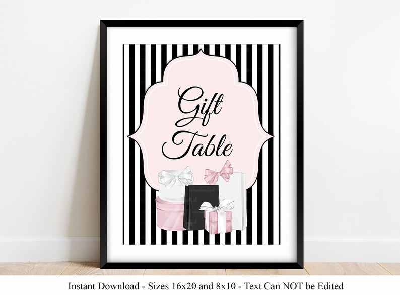 PRINTABLE Food Sign Pink Paris Theme Parisian Theme Baby - Etsy