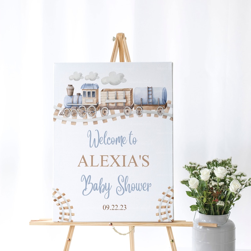 Train All Aboard Sign - Etsy