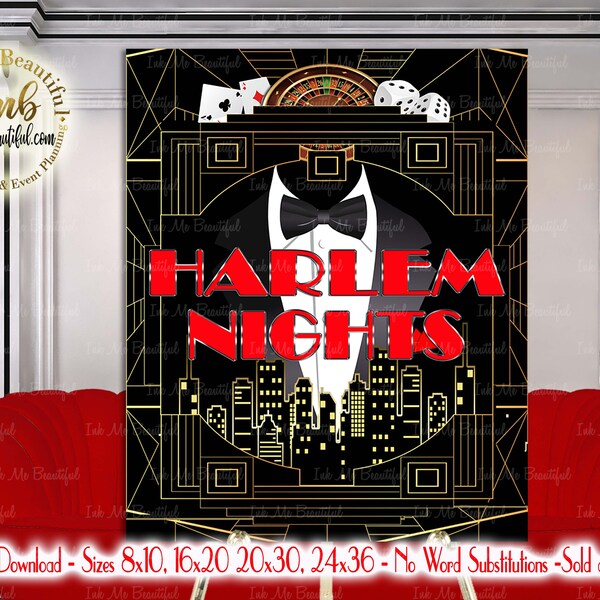 Harlem Nights Signs - Etsy