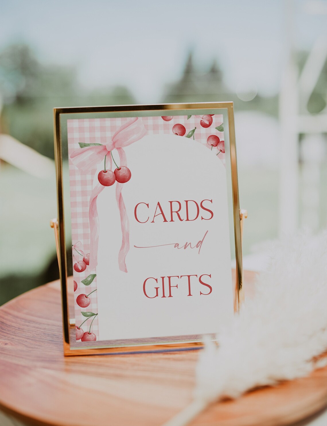 Berry Sweet Cards and Gifts Sign Cherry on Top Baby Shower Sign Berry ...