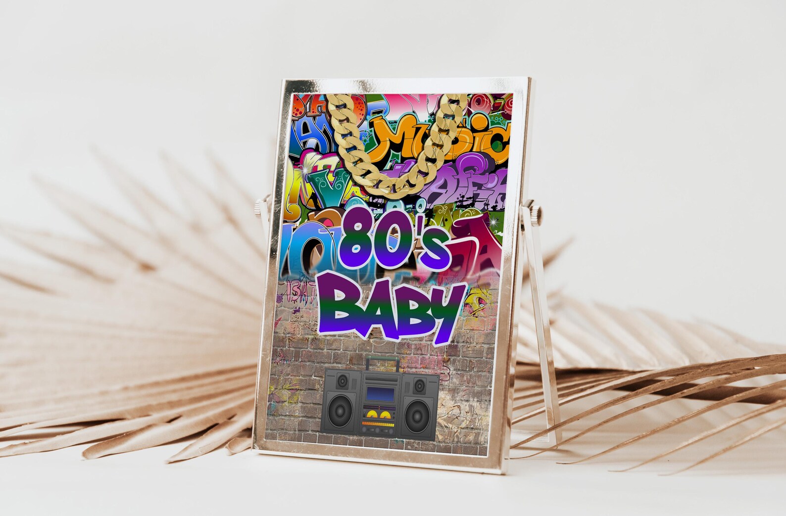 DIGITAL FILE 80s Baby Sign, Sweets Candy Sign, 5x7 and 8x10, Hip Hop ...