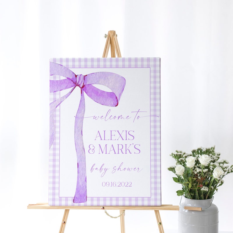 Purple Gingham - Etsy