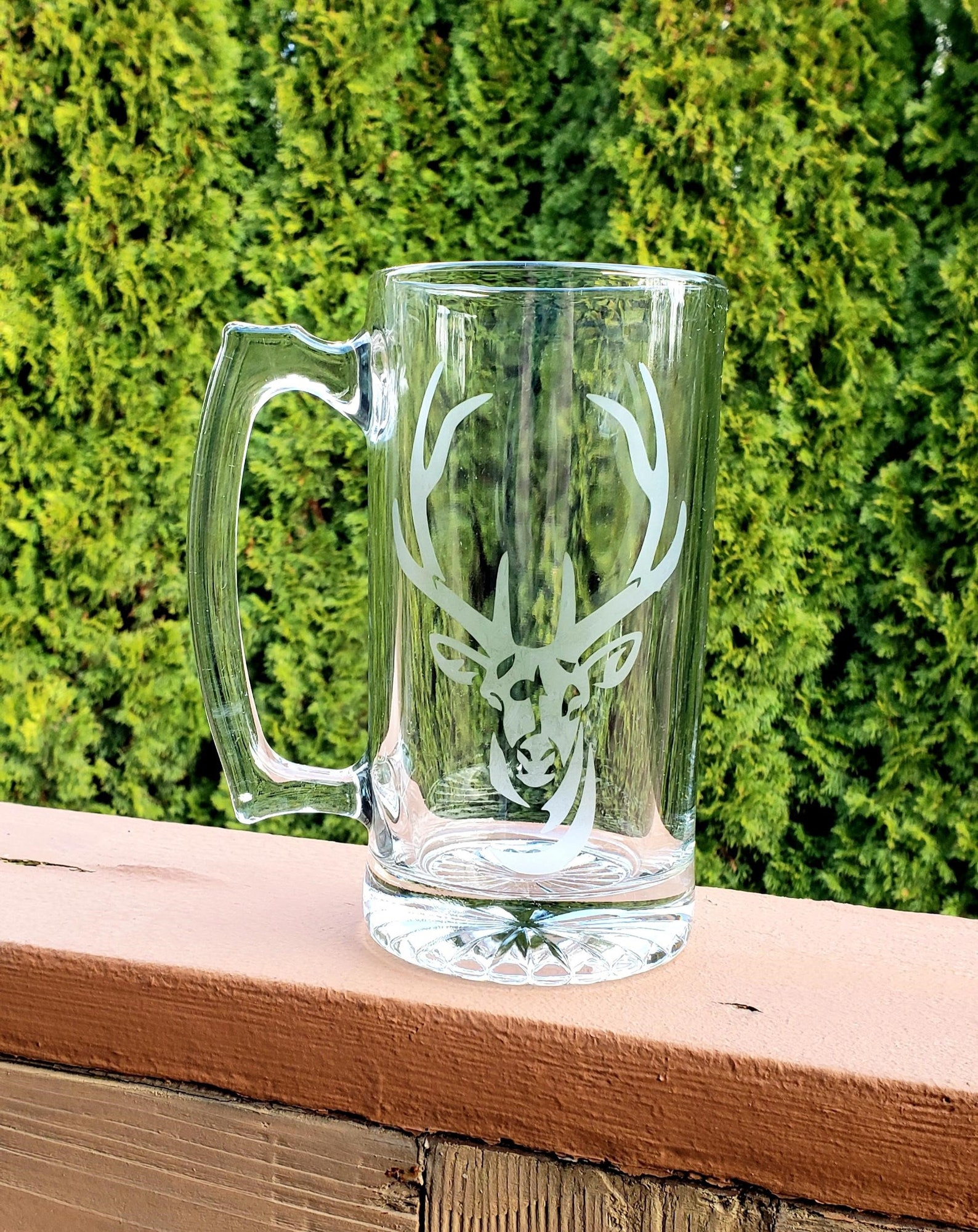 Etched Deer Mug Wildlife Gift Beer Gift Gifts for Men - Etsy