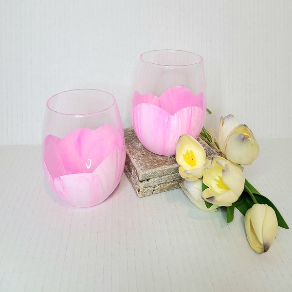 Spring Wine Glasses - Etsy