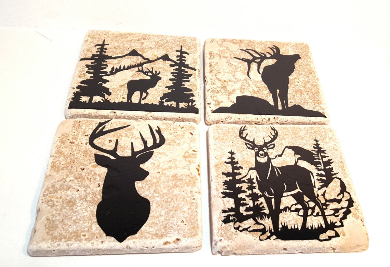 Wildlife Coasters Gift for Nature Lovers Stone Coasters - Etsy