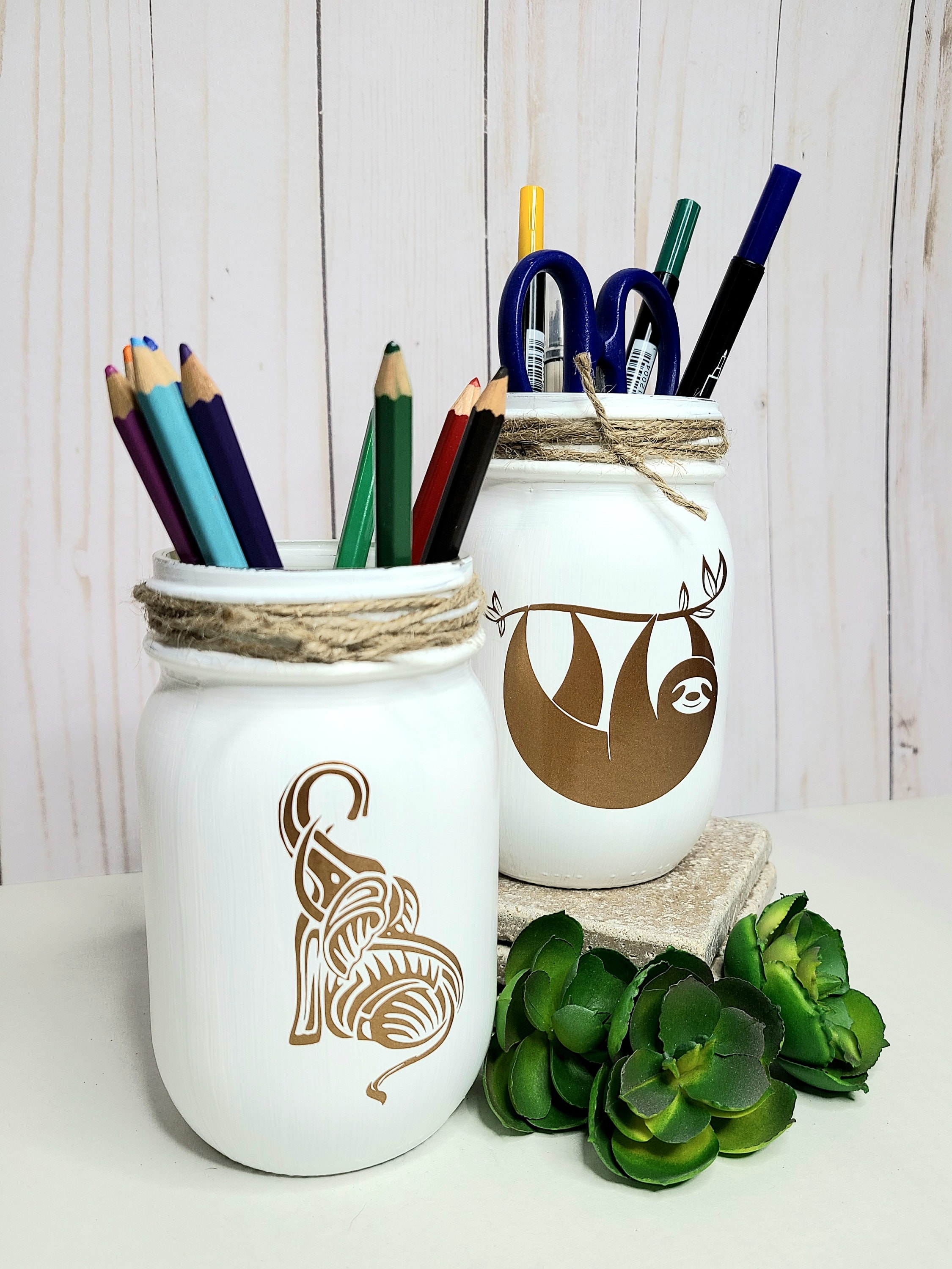 Elephant Pencil Holder Elephant Gift Elephant Decor Office | Etsy