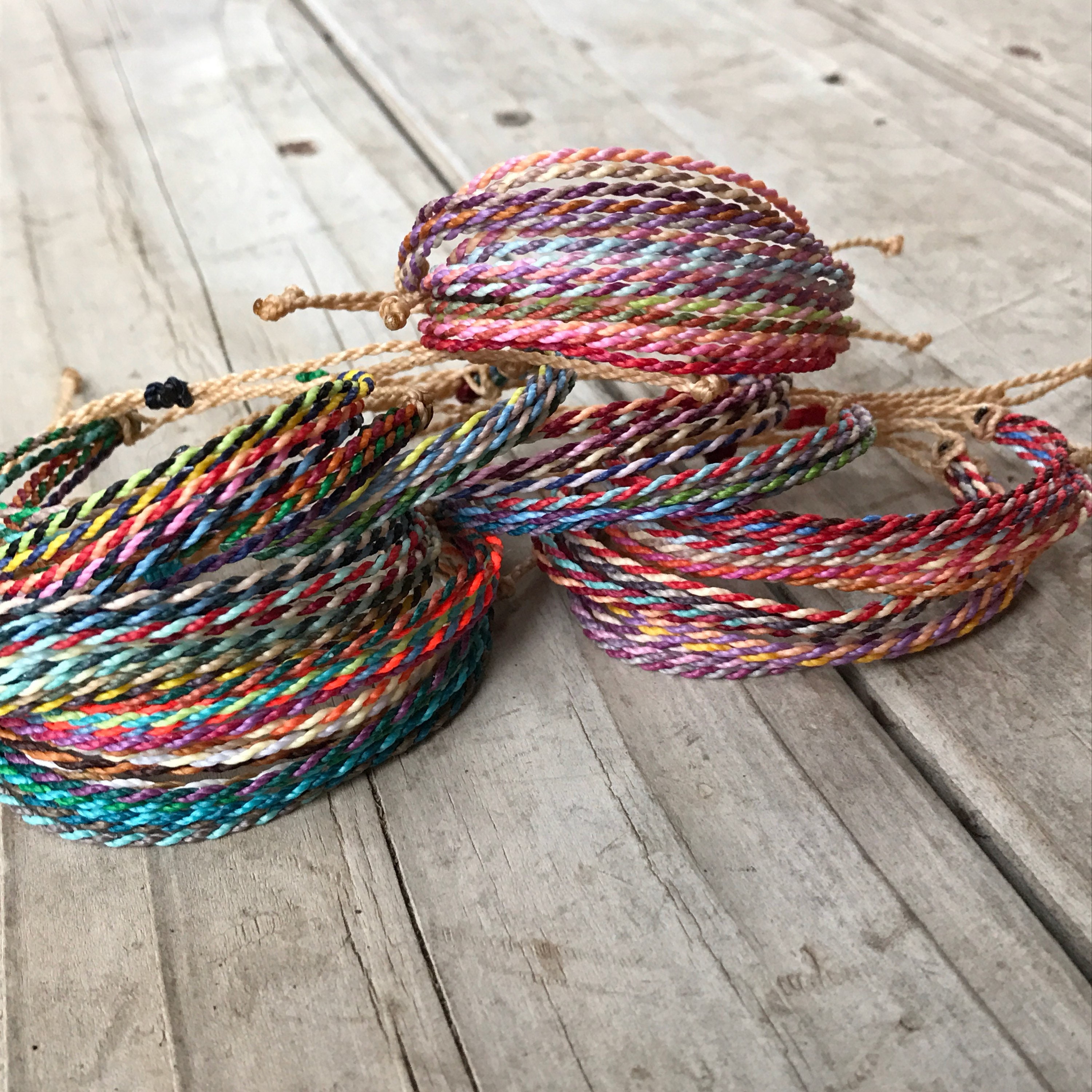 Custom String Bracelet Wax String Bracelet Stackable | Etsy