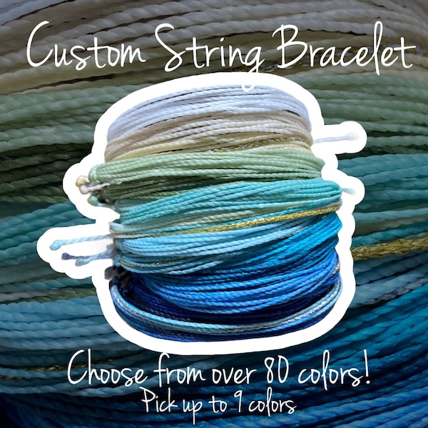 Wax String Bracelet - Etsy