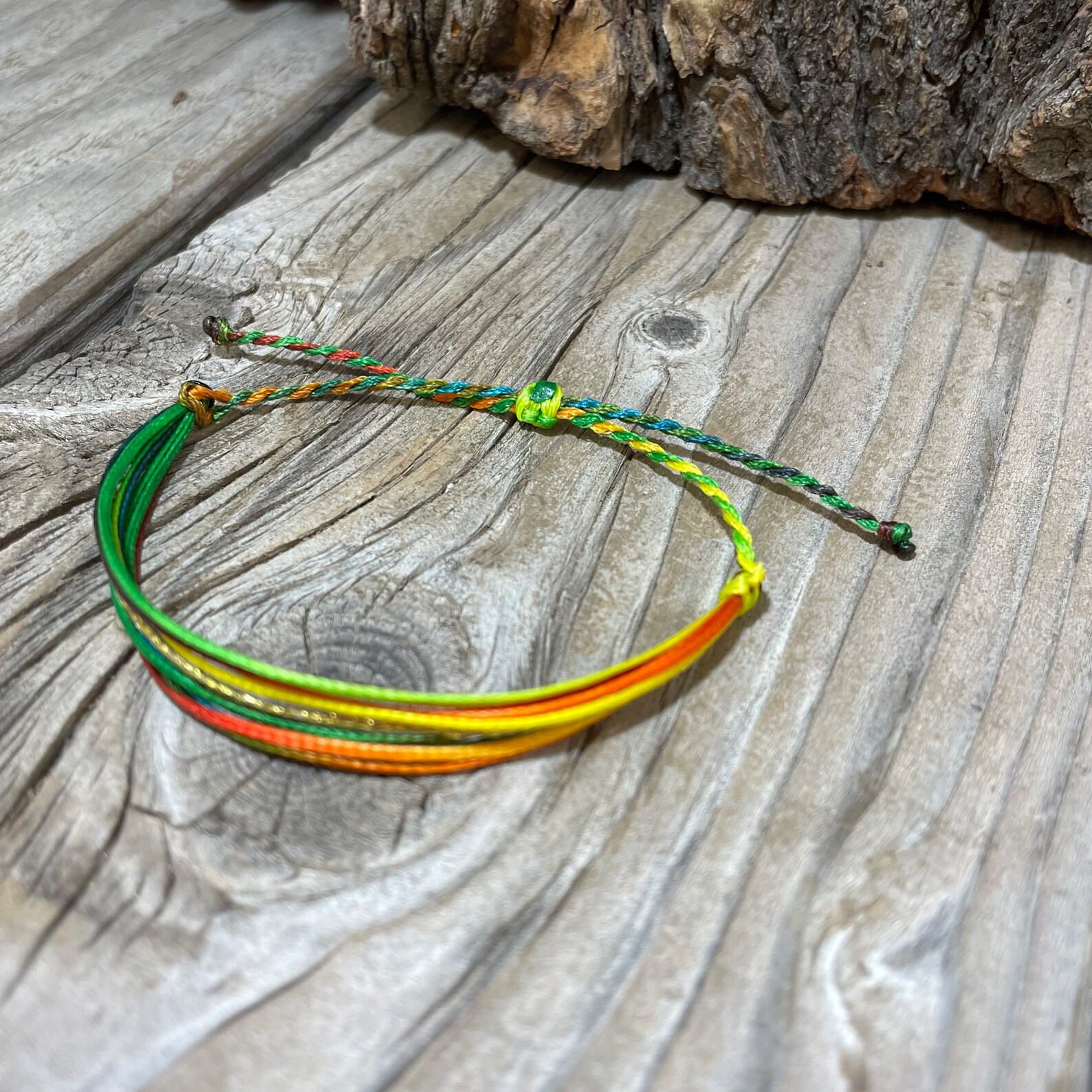 Custom Adjustable Wax String Bracelet / String Bracelet - Etsy