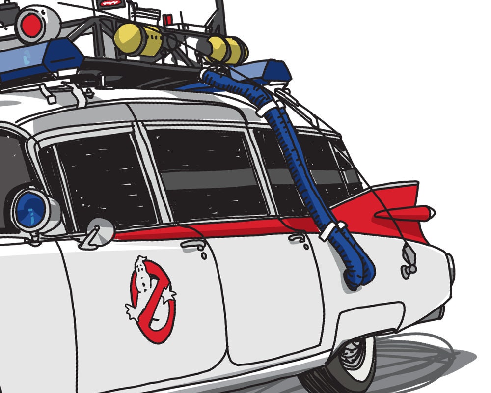 Ghostbusters Ecto 1 Iconic Move Cars Collection - Etsy