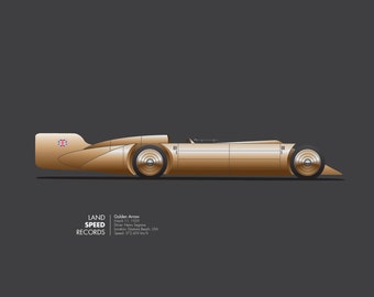 Land Speed Record Print - Etsy