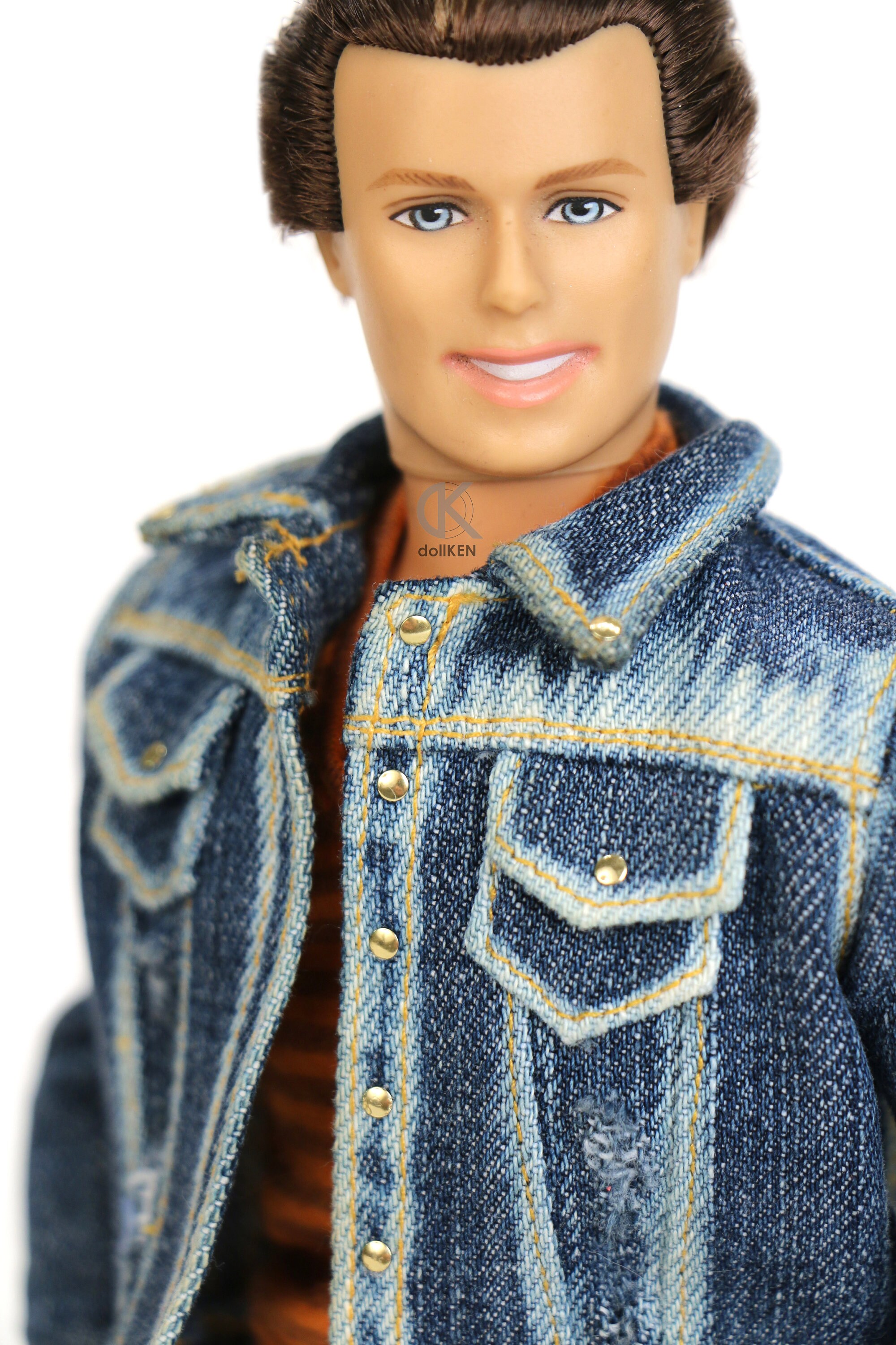 Dollken 1:6 Male Doll DENIM JACKET - Etsy