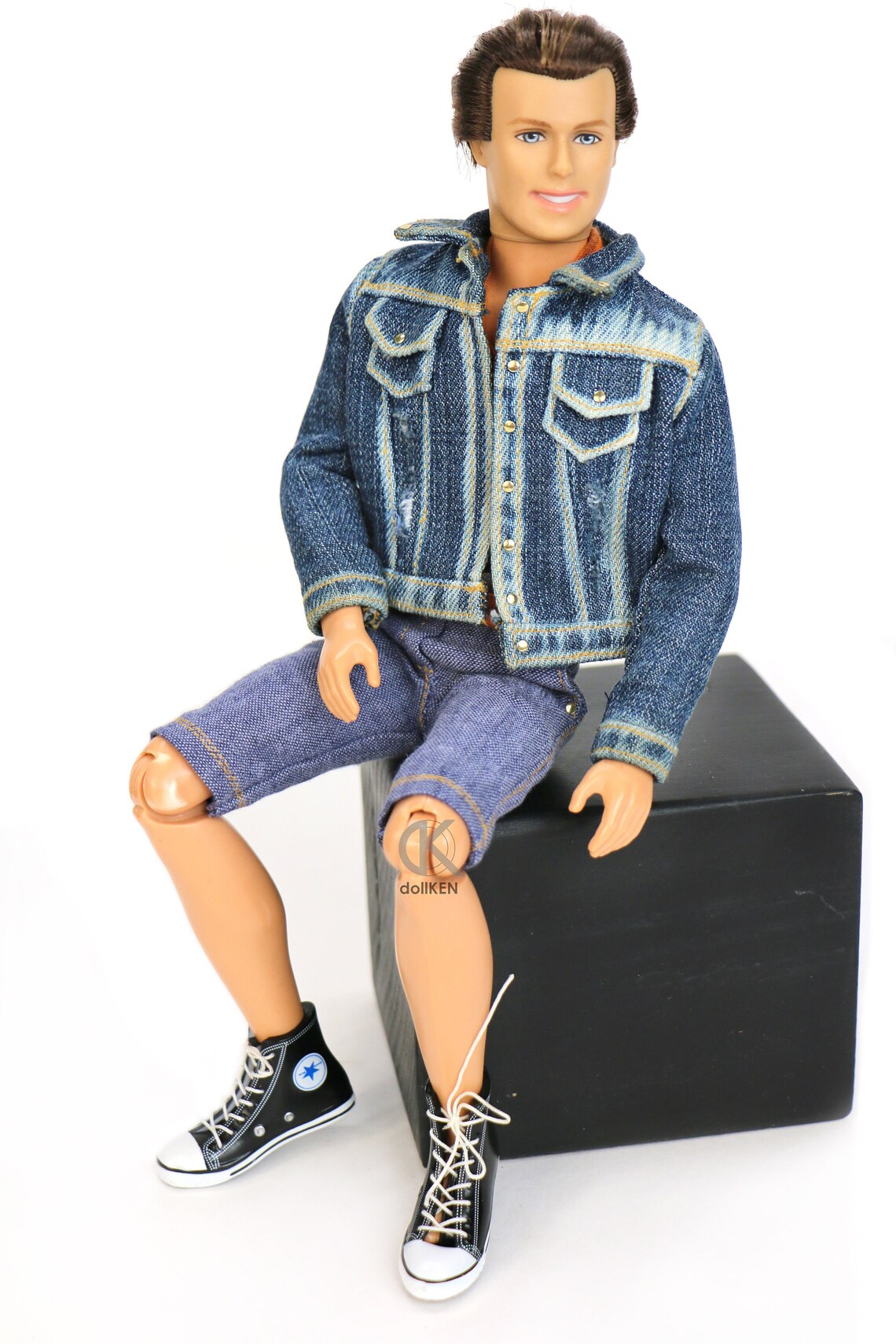 Dollken 1:6 Male Doll DENIM JACKET - Etsy