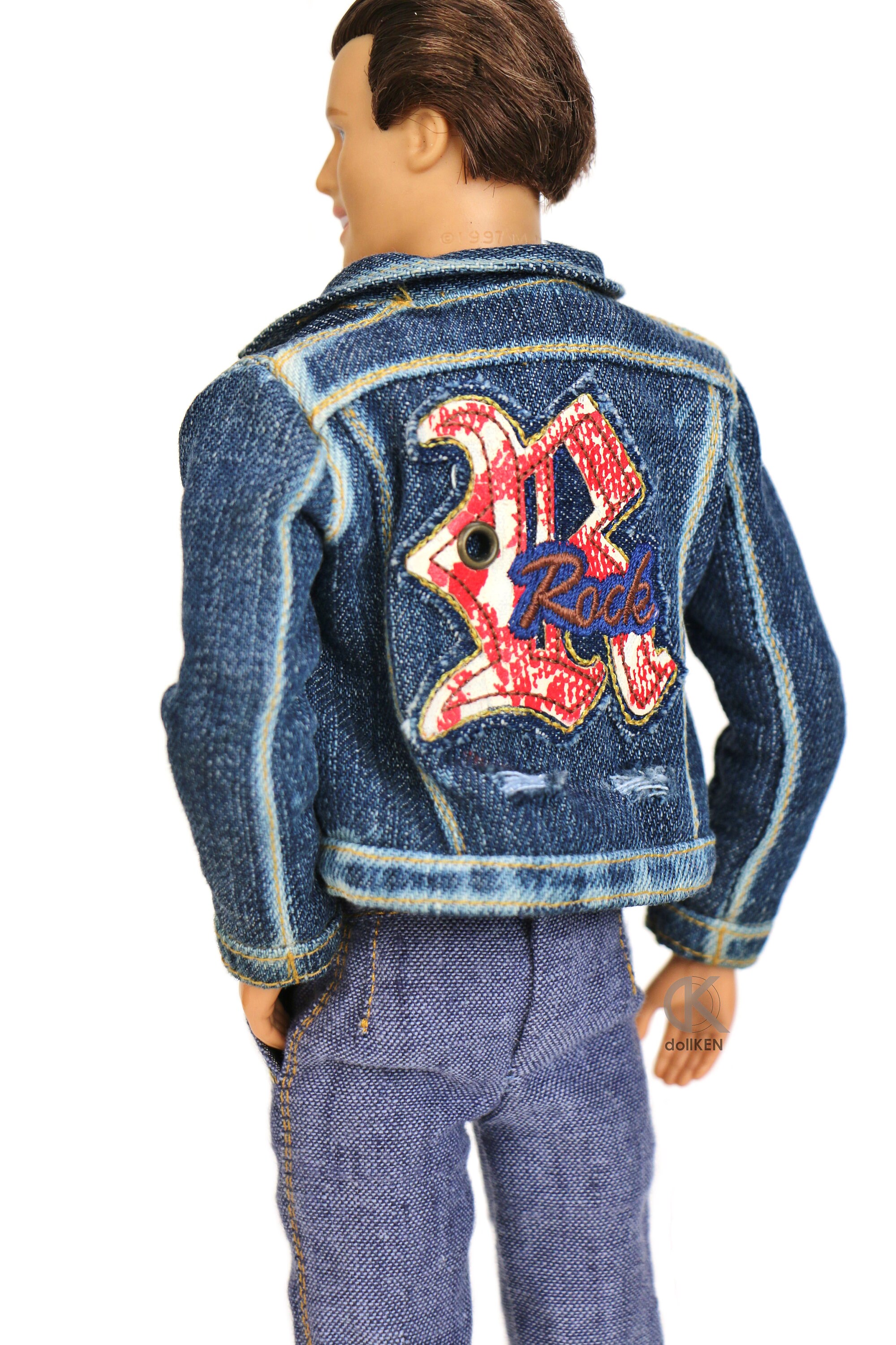 Dollken 1:6 Male Doll DENIM JACKET - Etsy