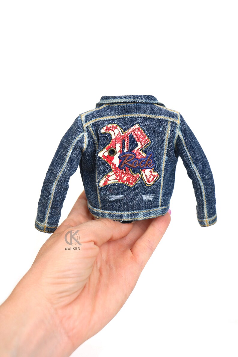 Dollken 1:6 Male Doll DENIM JACKET - Etsy