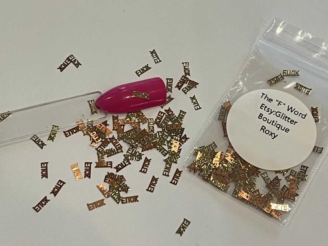 The f Word Specialty 100 Pieces Nail High Quality Glitter Tumbler ...