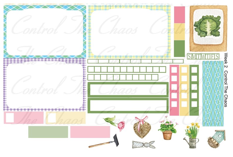 Spring Garden - Complete Set - Etsy