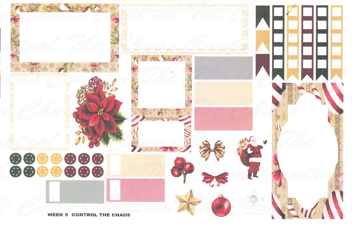 Santa's Christmas - Complete Set - Etsy