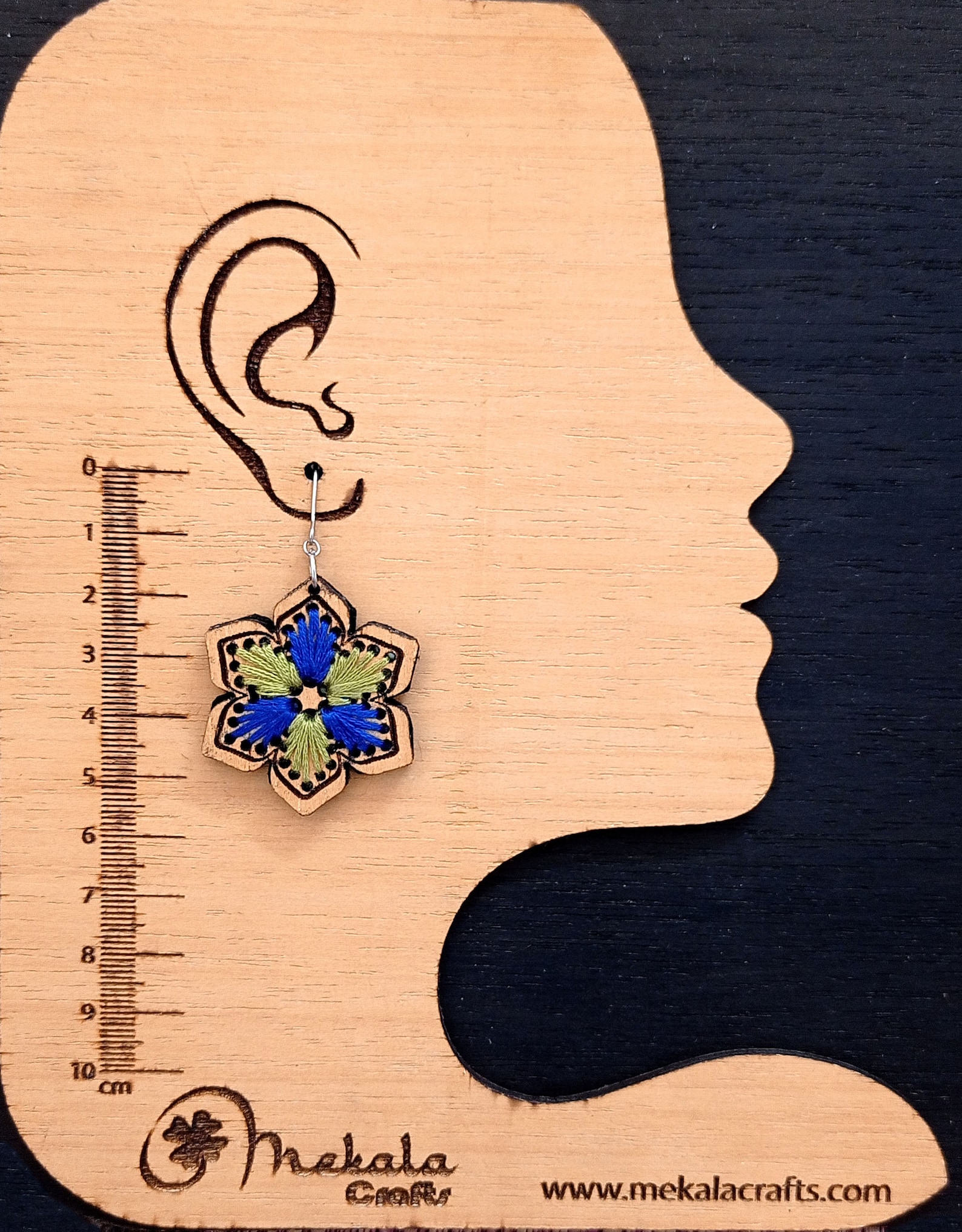 Embroidery Earring Svg File Wood Laser Cut Embroidery Earrings - Etsy