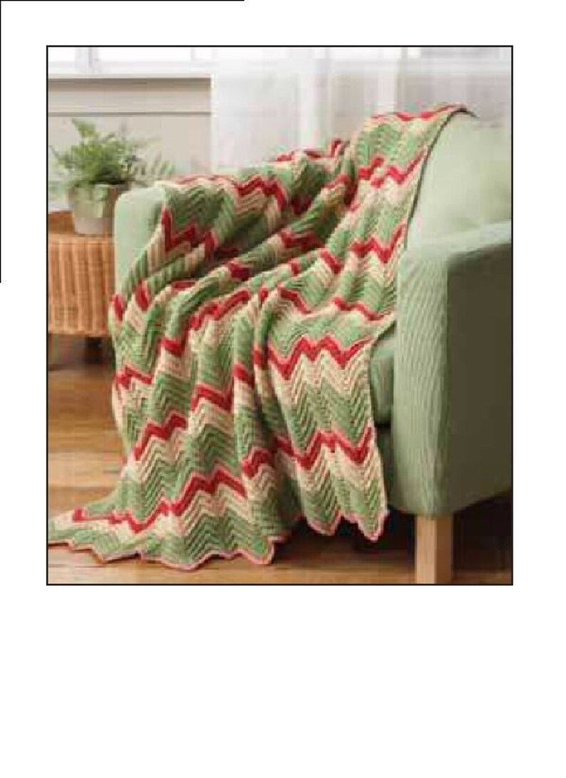 Zig Zag Afghan Crochet Pattern. an Easy Project for a Beautiful Afghan. Instant PDF Download - Etsy