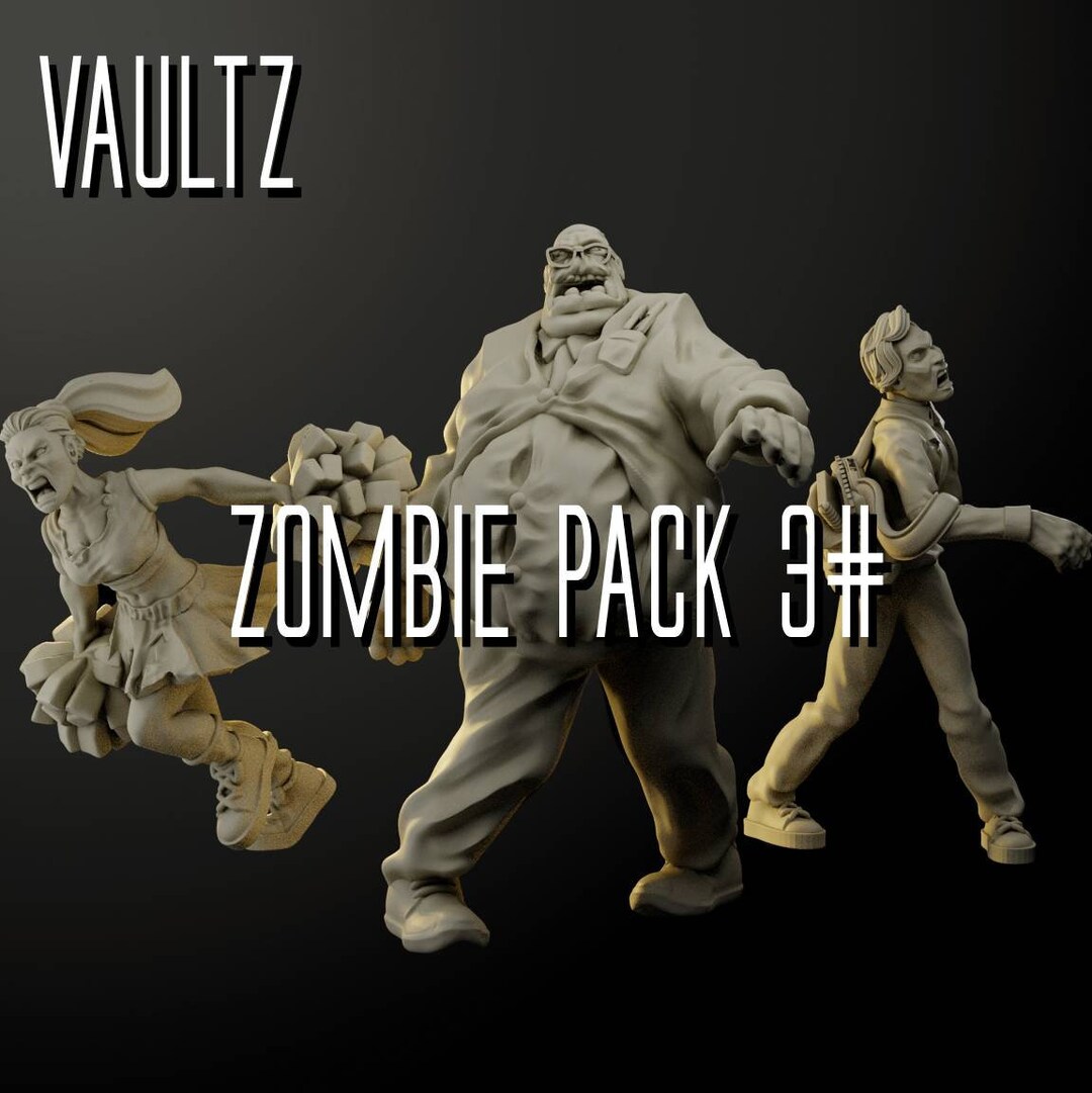 Zombie Pack 3 by Vaultz - Etsy