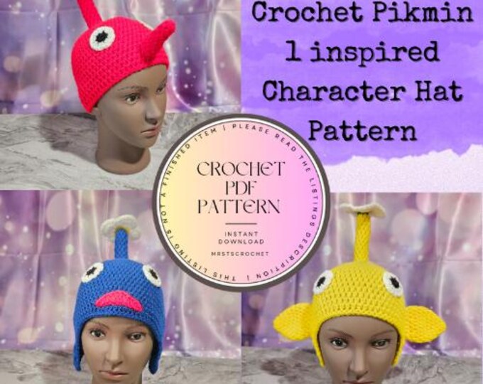 Pikmin Handmade Hats - Etsy