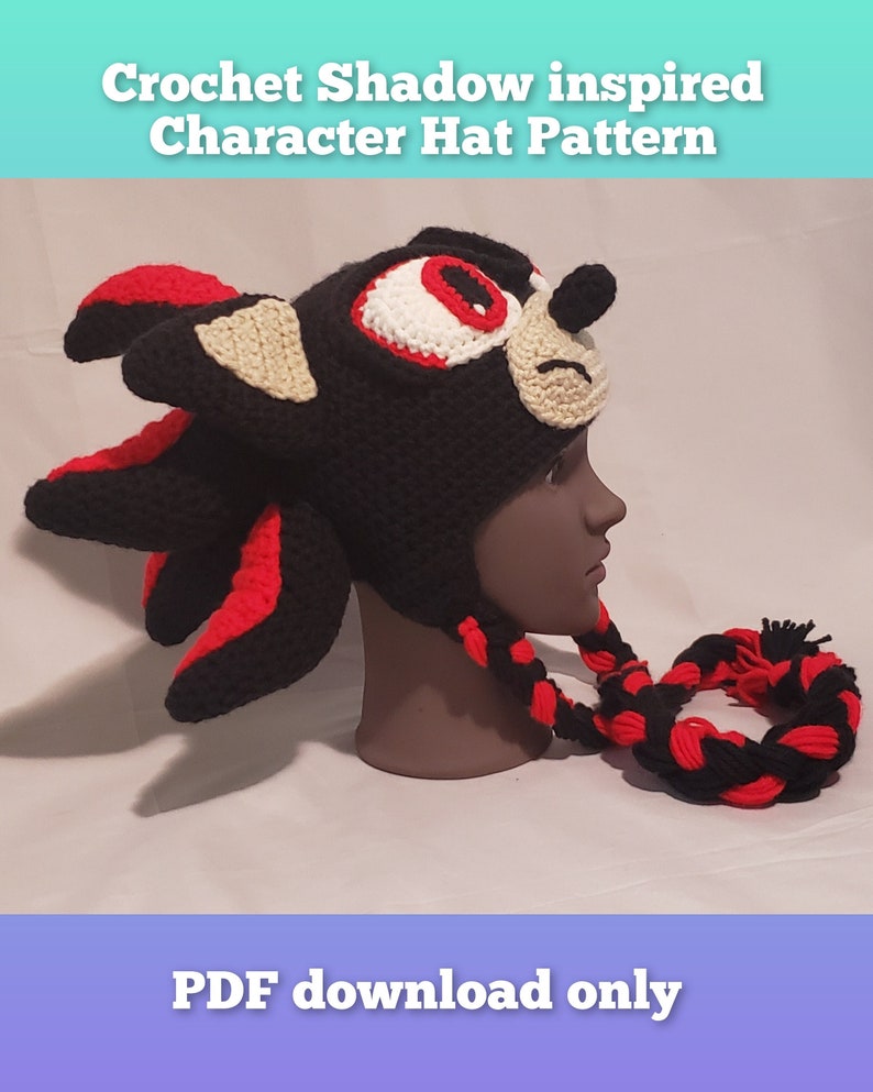Pattern for Crochet Sonic and Friends Shadow Inspired - Etsy