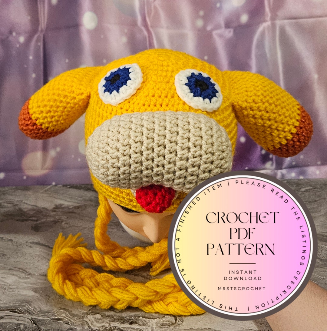 Pattern for Crochet Oatchi Pikmin 4 Inspired Character Hat PDF Download ...