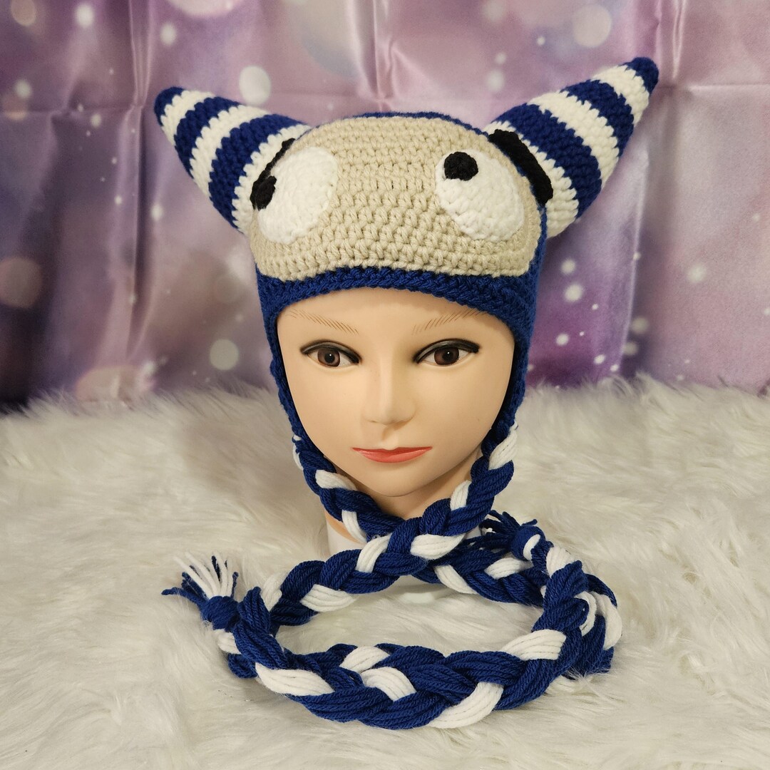 Premade Crochet Oddbods Pogo Inspired Medium Sized Character Hat With ...