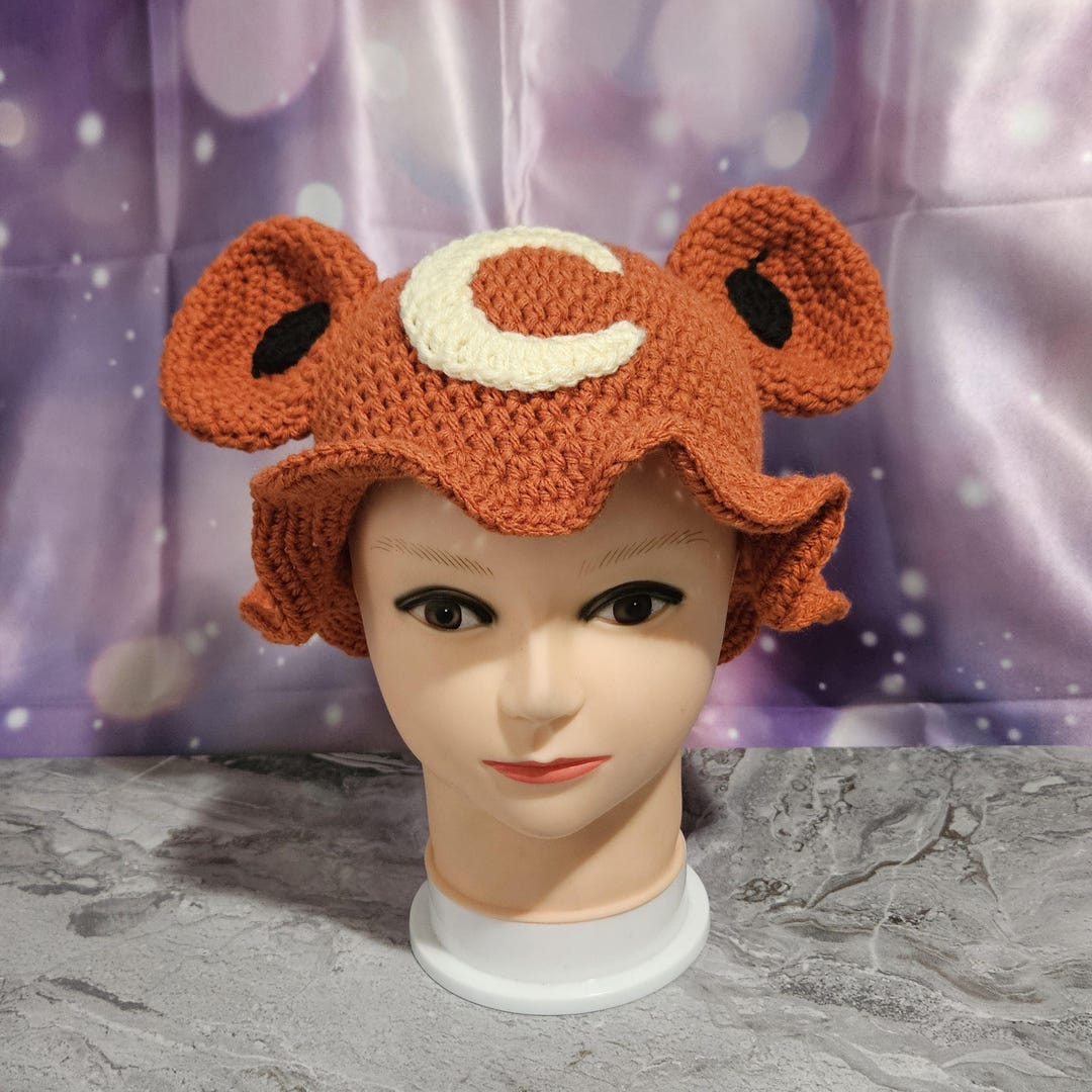 Premade Crochet Pokemon Teddiursa Large Sized Bucket Hat - Etsy