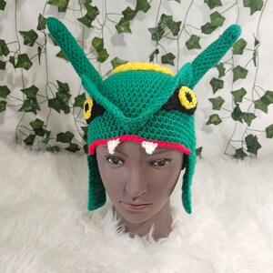 Pattern for Crochet Pokemon Rayquaza Inspired Character Hat | PDF ...