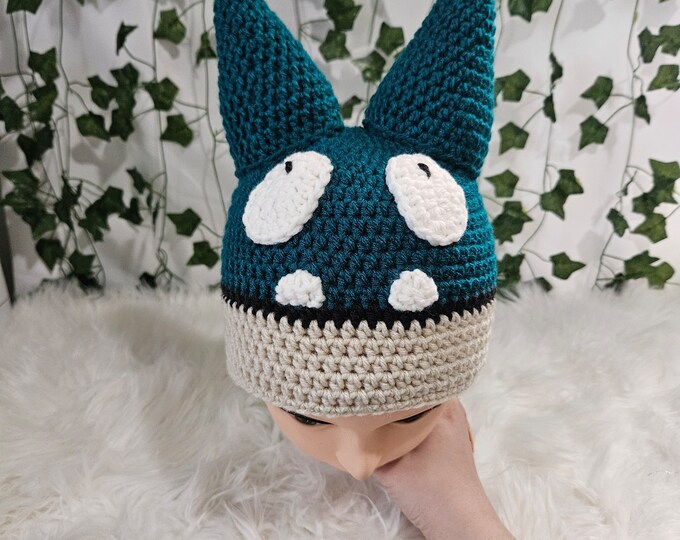 Premade Crochet Pokemon Munchlax Inspired Medium Sized Character Beanie ...