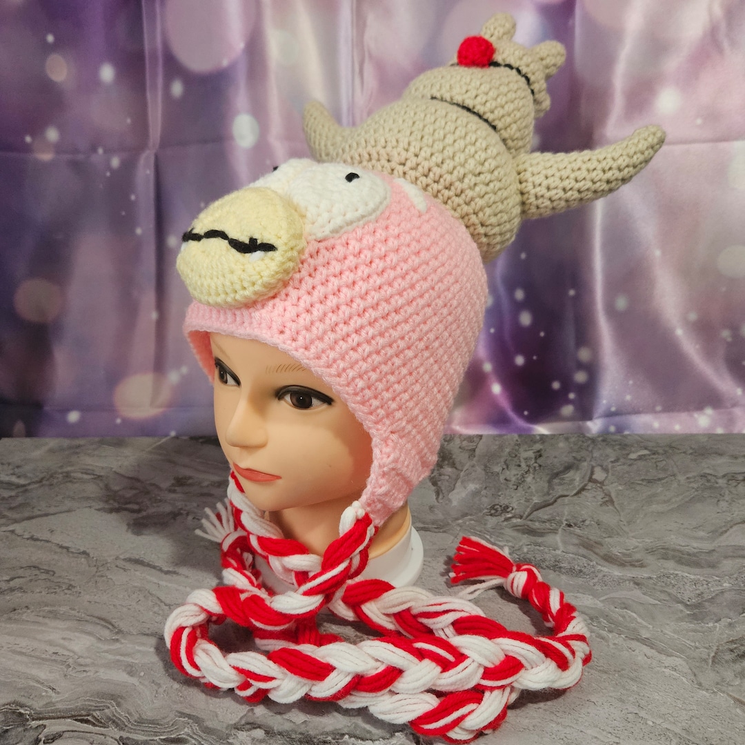 Premade Crochet Pokemon #0199 Slowking Inspired Medium Sized Character ...