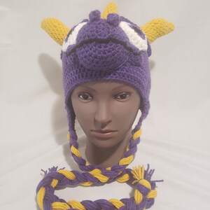 Pattern for Crochet Spyro the Dragon Inspired Character Hat PDF ...