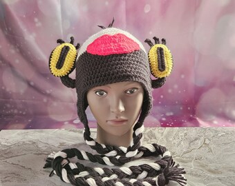Premade Crochet Ickis Aaahh Real Monsters Large Sized Character Hat ...