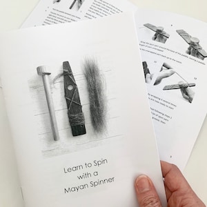 Mayan Spinner Kit With Instructions & Fibre; Spinning Tool; Hand ...