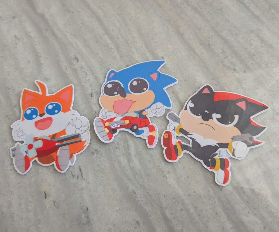 Sonic and Friends Go BRRR Sticker Set - Etsy