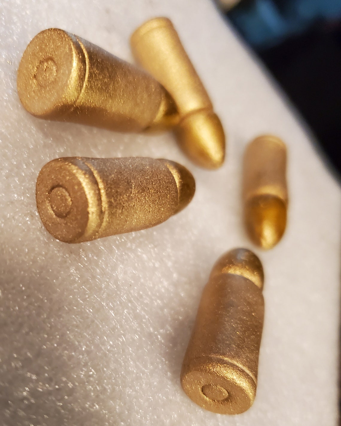 Handmade Edible Fondant 9mm Bullets Cake Topper/hunter Cake Topper ...