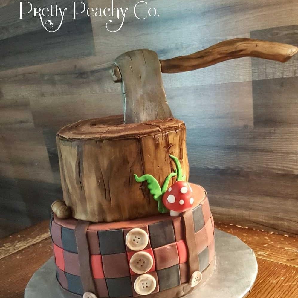 Fondant Lumberjack Axe Cake Topper/halloween Axe Cake - Etsy