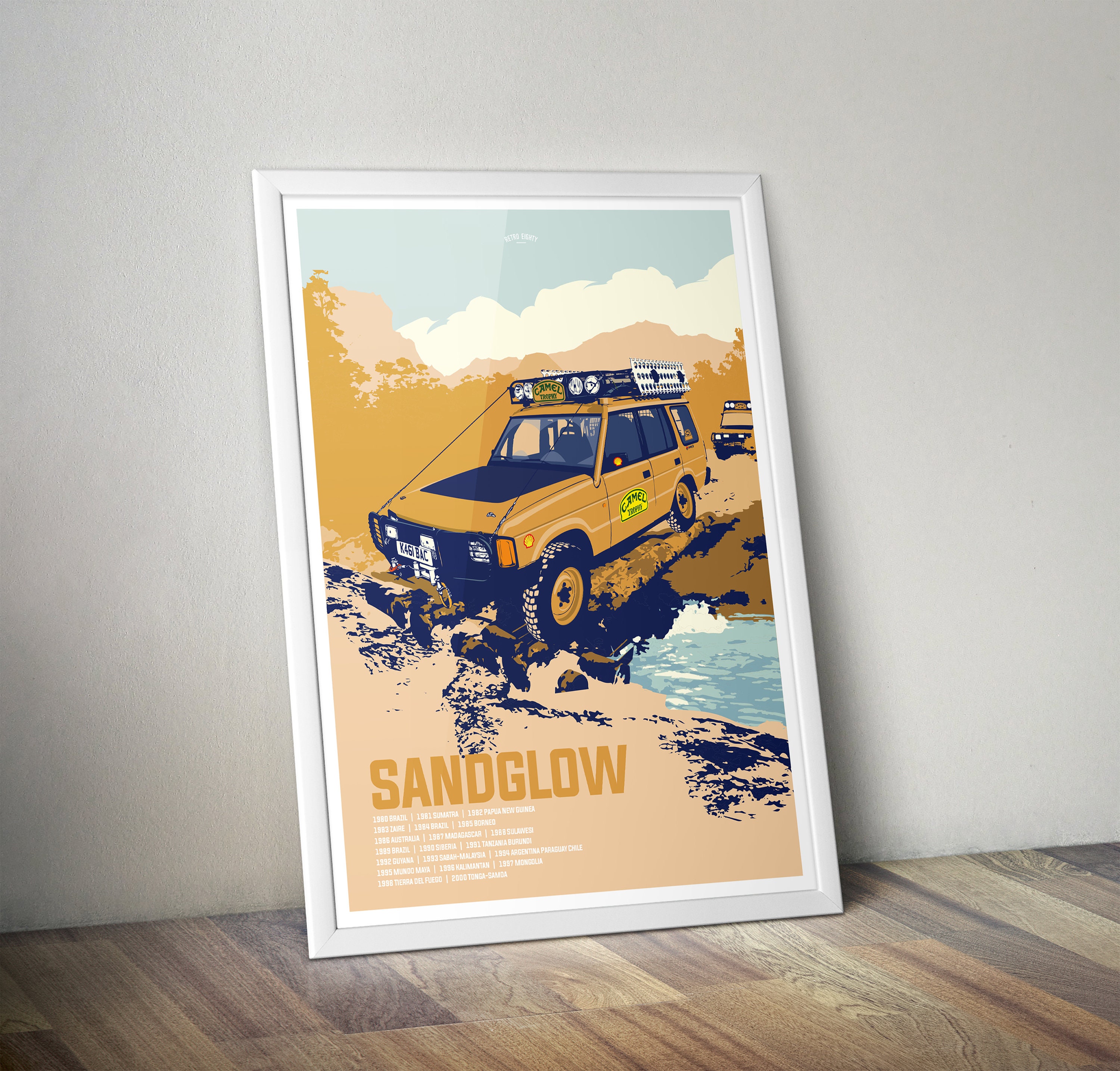 Sandglow Disco - Camel Trophy Poster - Etsy