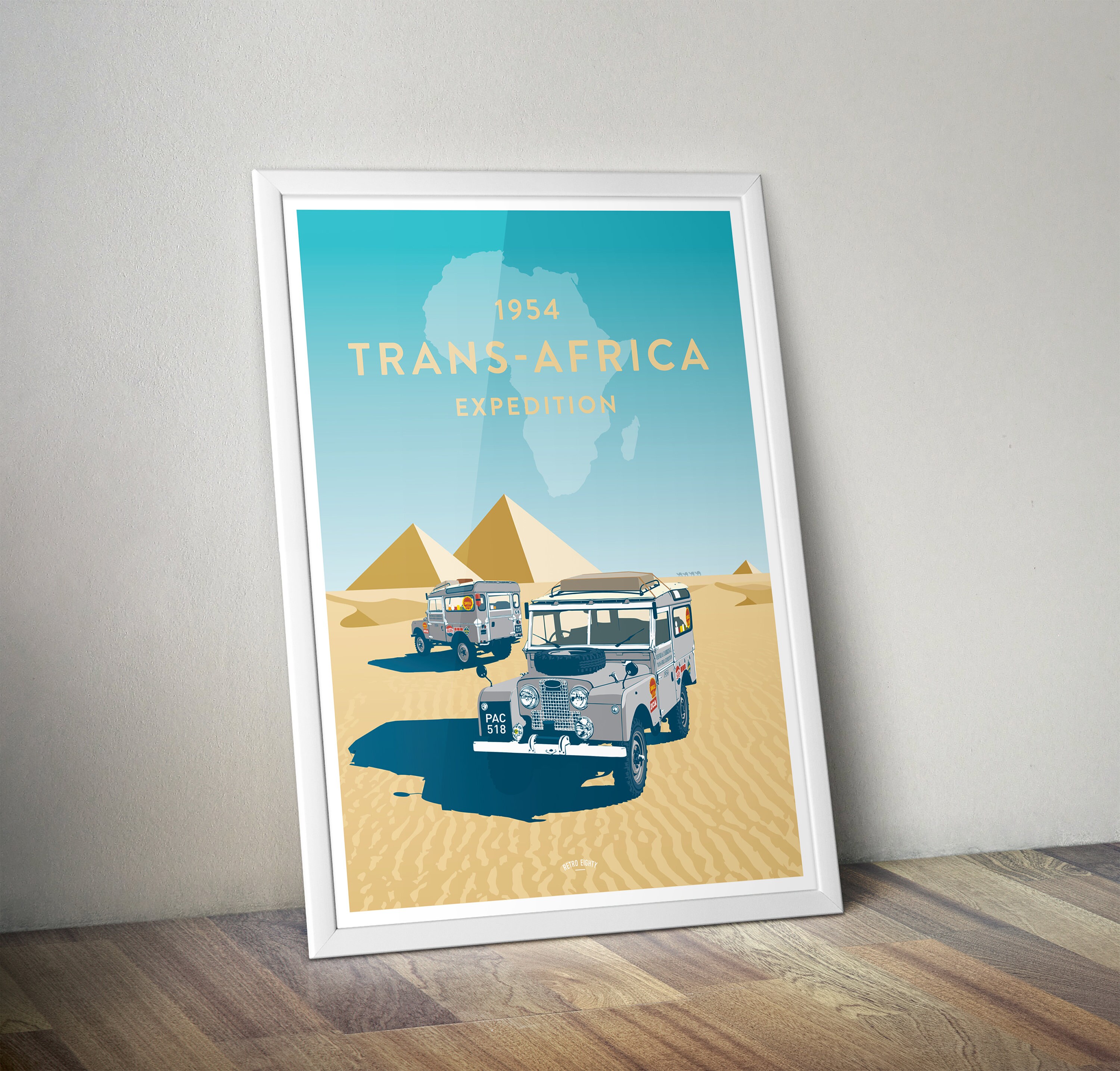 1954 Oxford Cambridge Trans-africa 1950's Expedition Poster - Etsy
